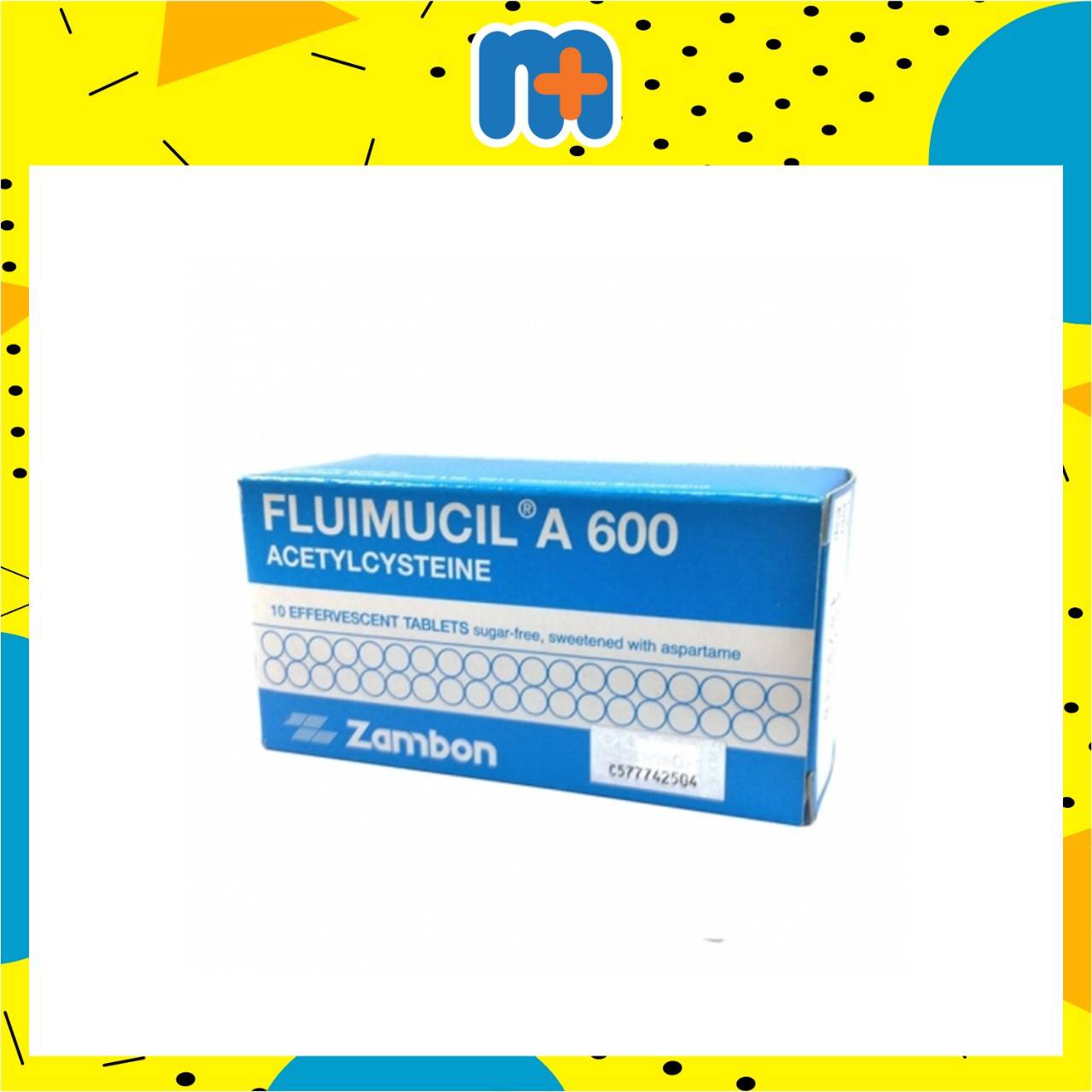 [MPLUS] Fluimucil A Effervescent Tablet 600mg (5x2's)