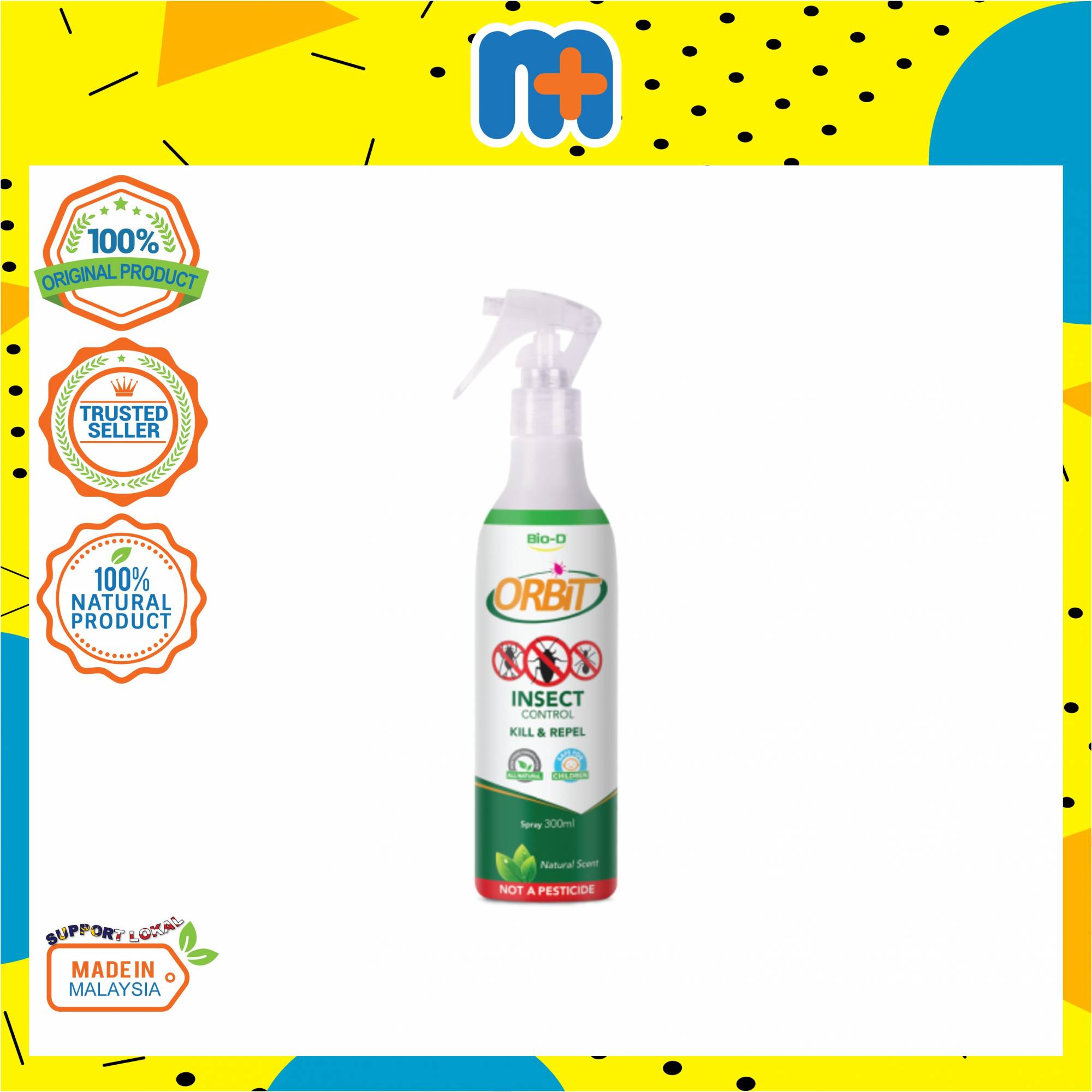 BIO-D Orbit Insect Control Spray Natural 300ml