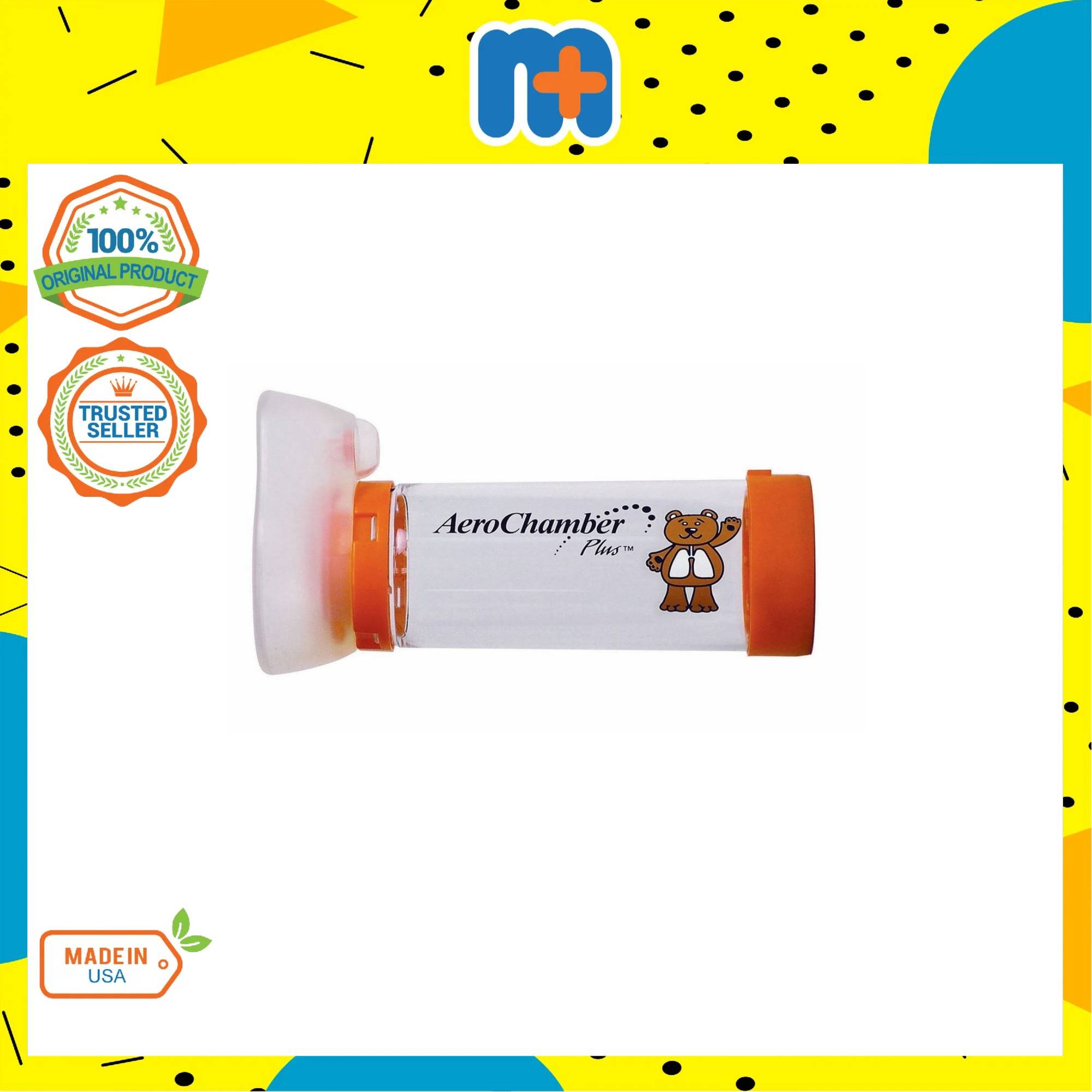 [MPLUS] AEROCHAMBER With Infant Mask [Orange]