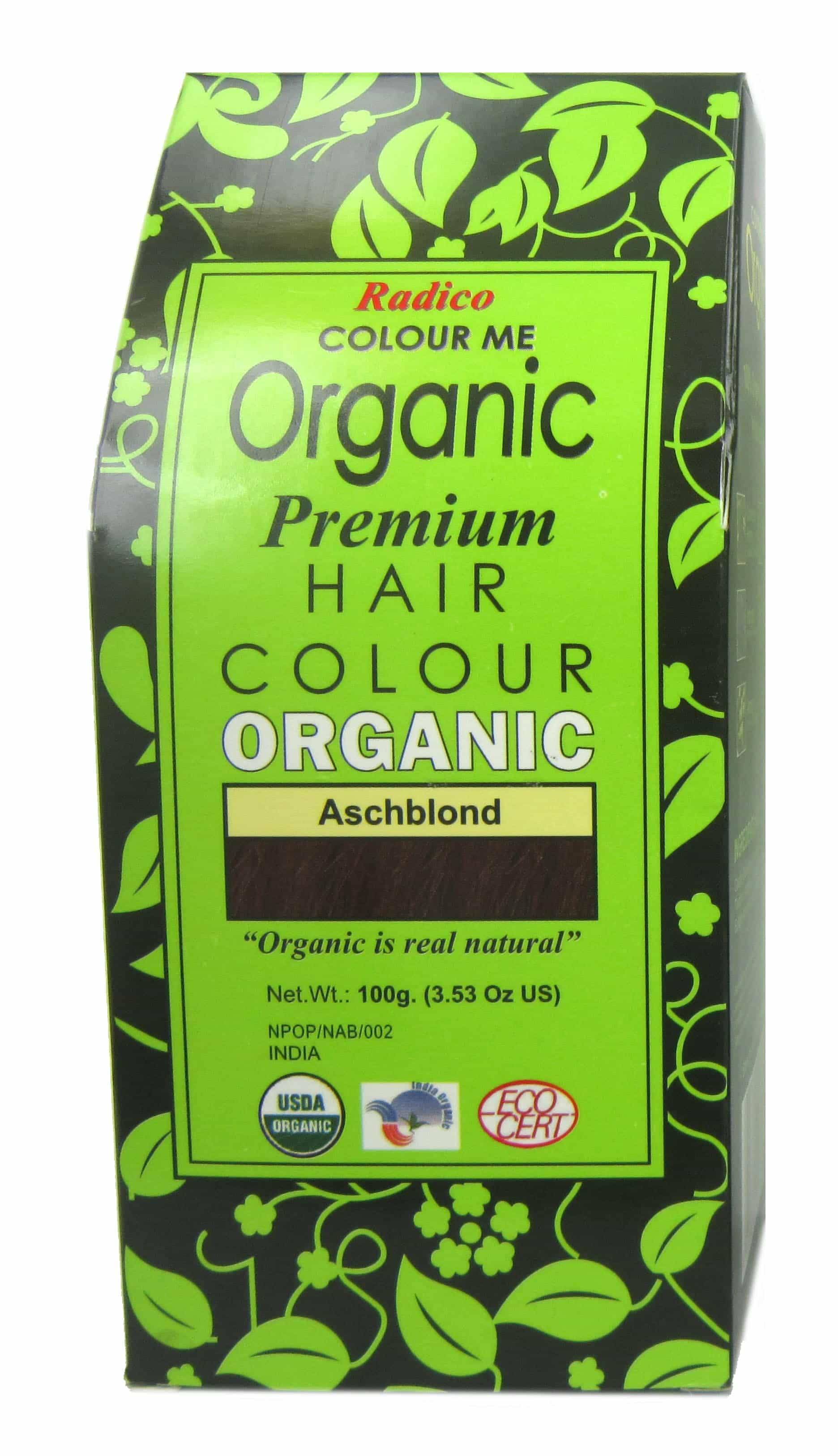 RADICO 100% Organic Hair Colour Powder 100g (Ash Blonde)