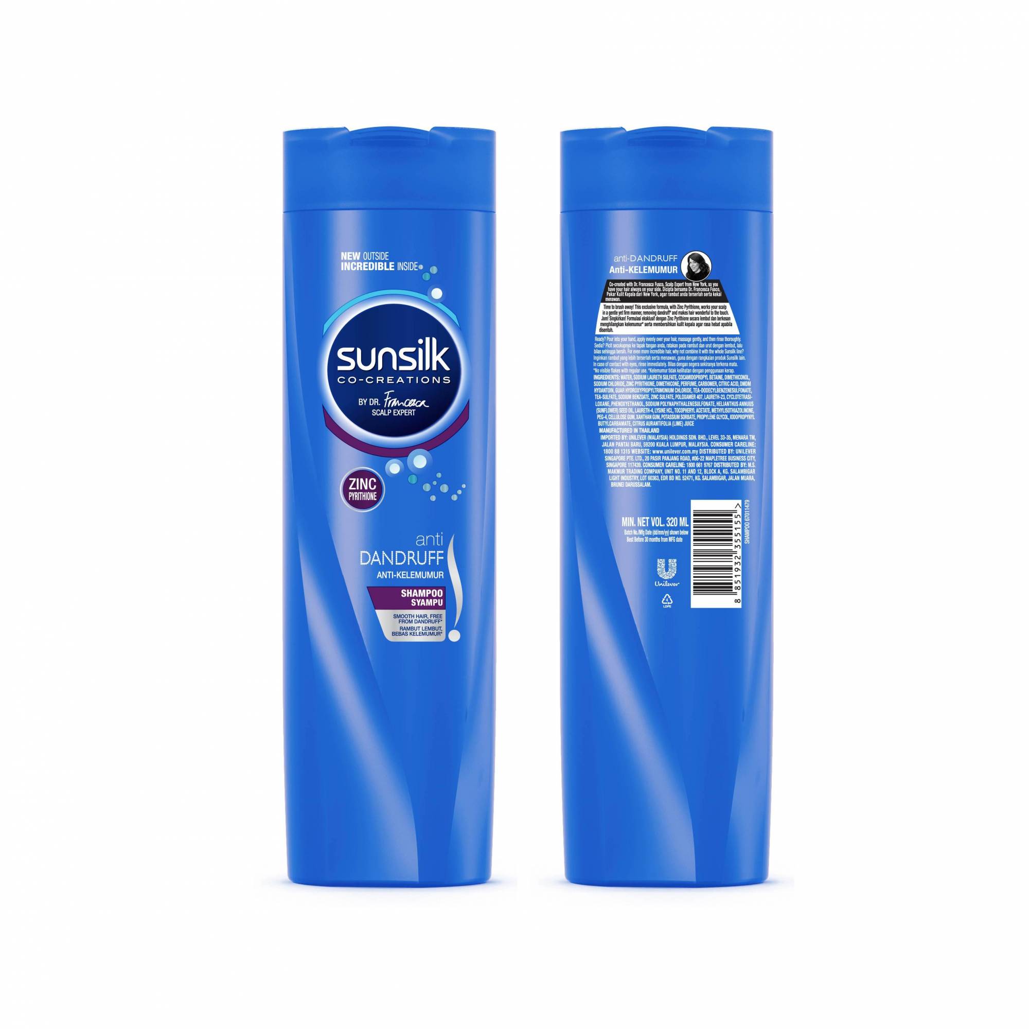 [MPLUS] Sunsilk Anti Dandruff Shampoo 70Ml
