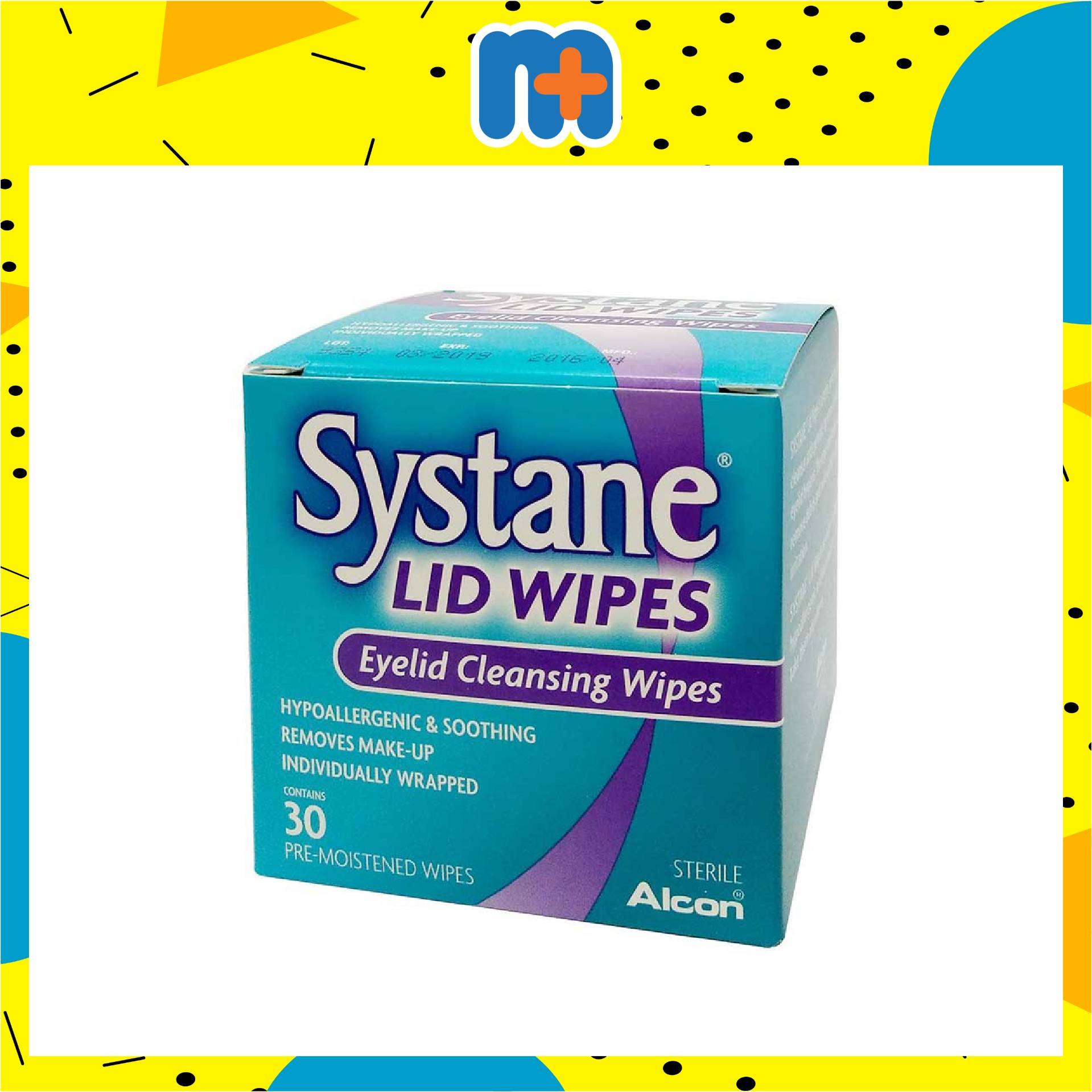 [MPLUS] ALCON SYSTANE LID WIPES EYELIDS WIPES 30'S