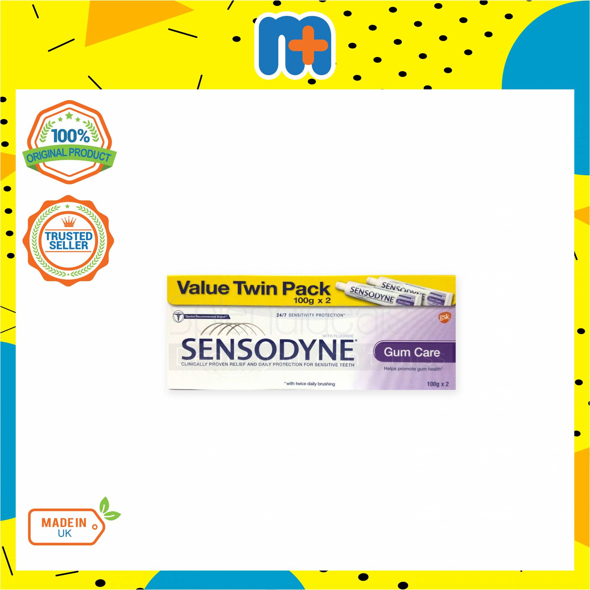 SENSODYNE Gum Care 2 x 100g Twin Pack