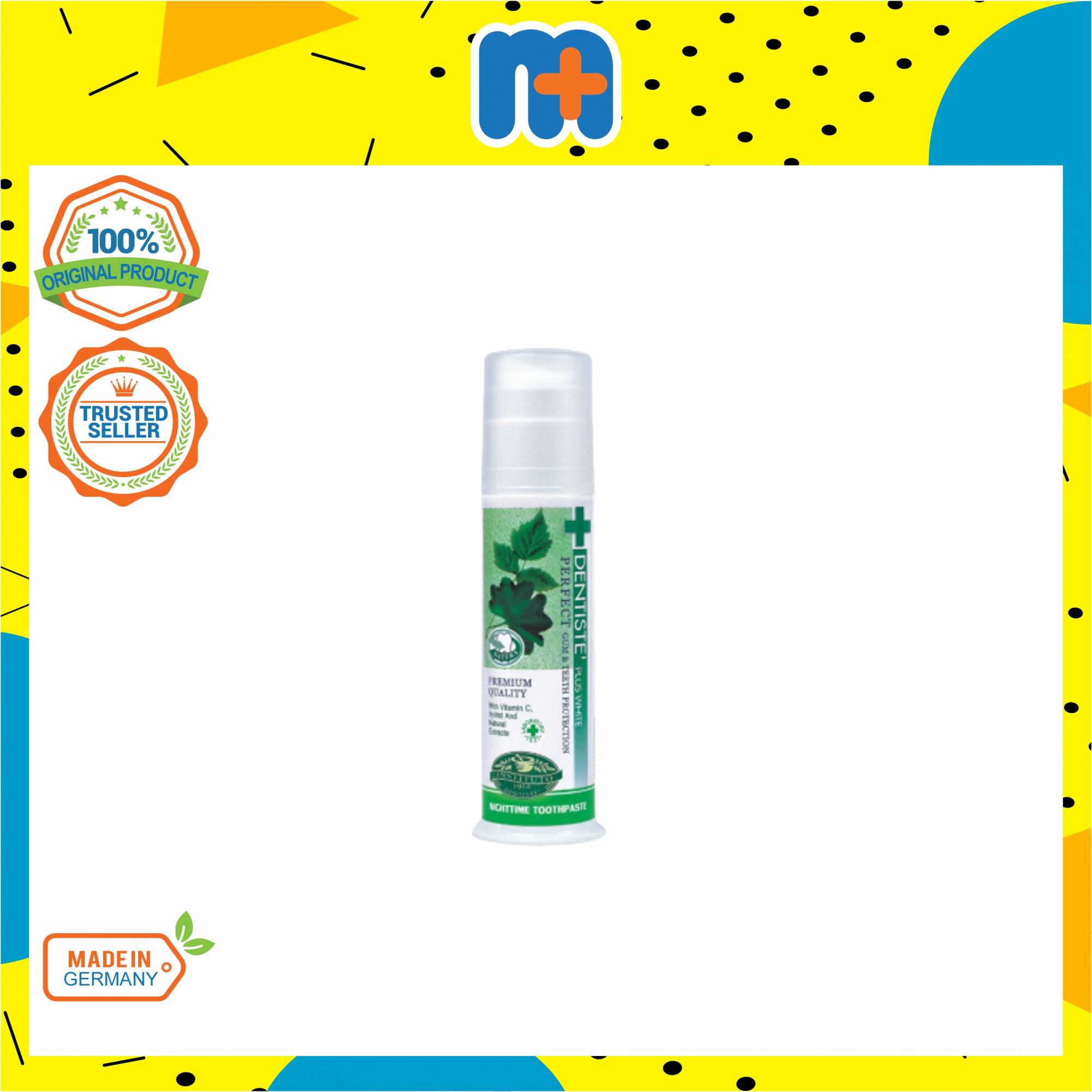 DENTISTE PLUS WHITE NIGHTIME TOOTHPASTE 120G [PUMP] DT120P