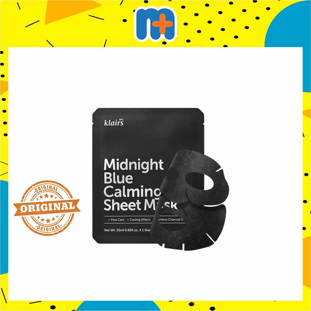 [MPLUS] KLAIRS MIDNIGHT BLUE CALMING SHEET MASK 5'S