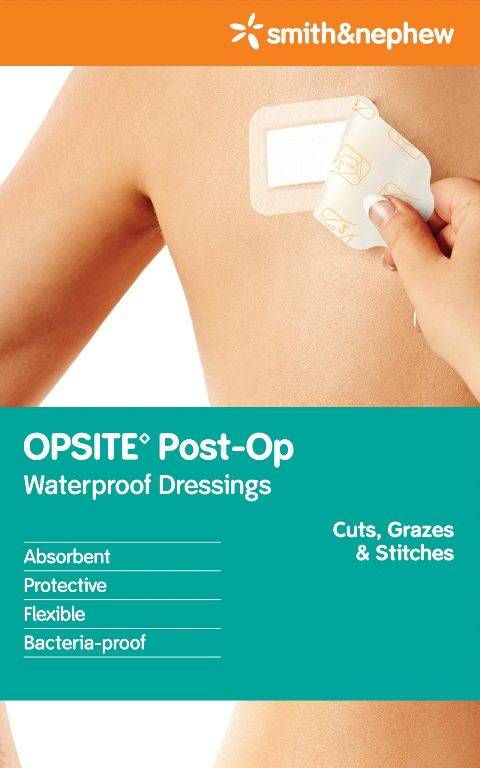 S&N OPSITE POST-OP WATERPROOF DRESSING 6.5X5CM 5S