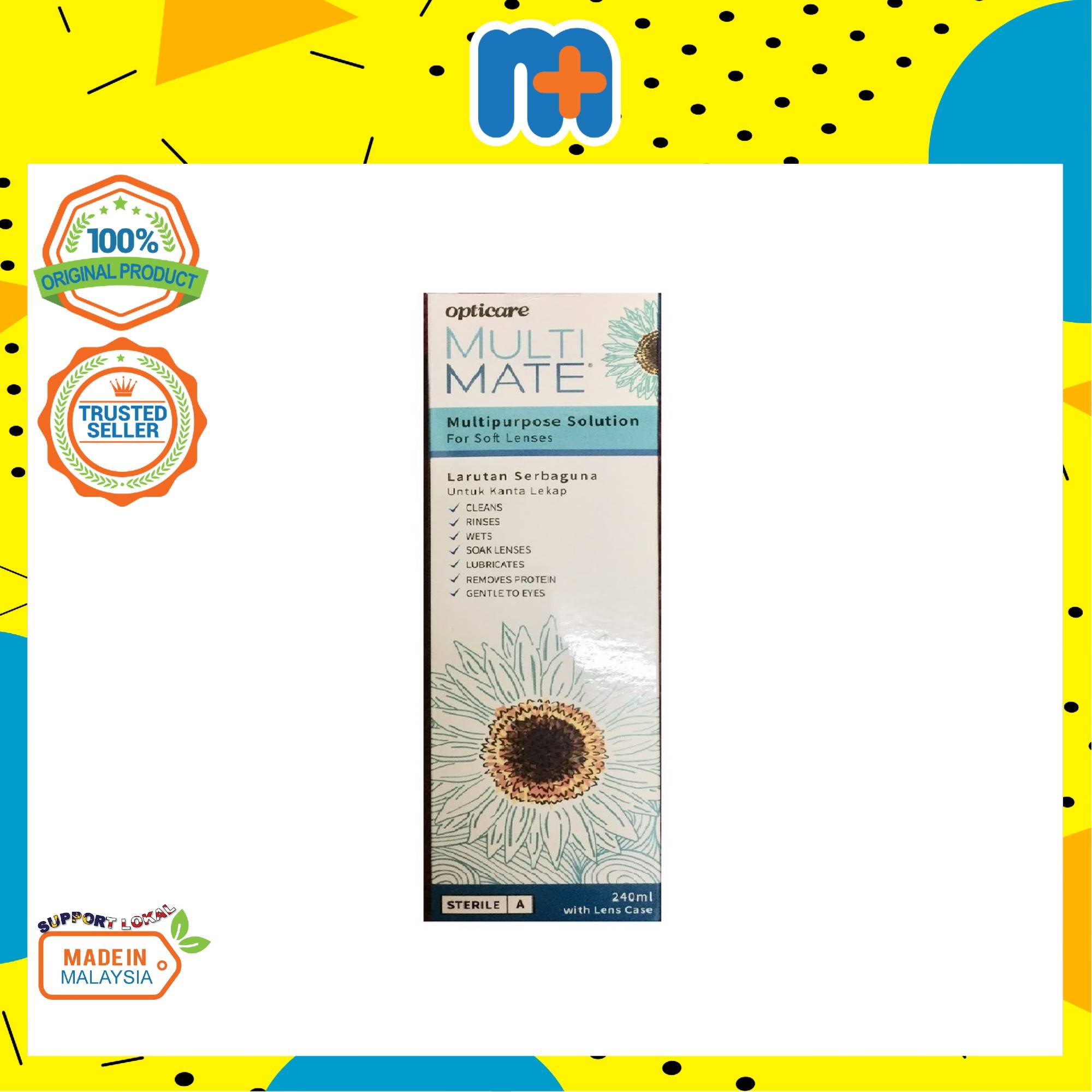 [MPLUS] OPTICARE Multimate Pro Shield 3 240ml