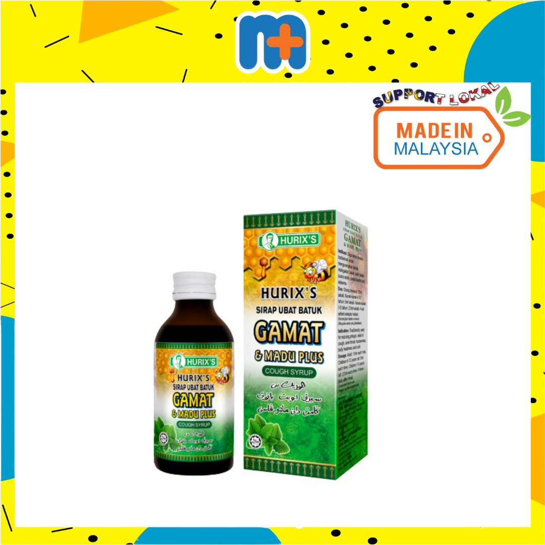 HURIX'S SIRAP UBAT BATUK GAMAT & MADU PLUS 60ML