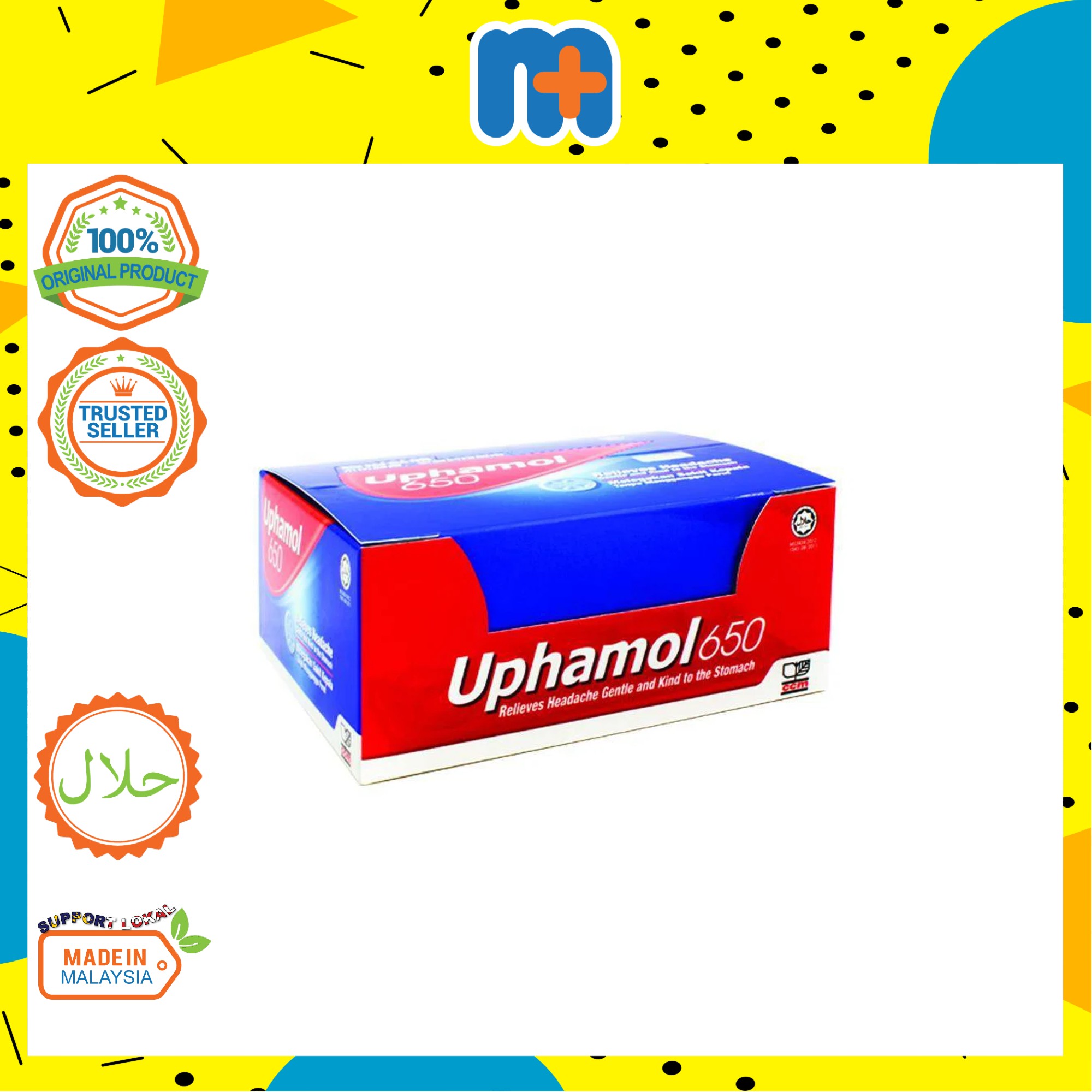 UPHAMOL TABLET 650MG 18X10S