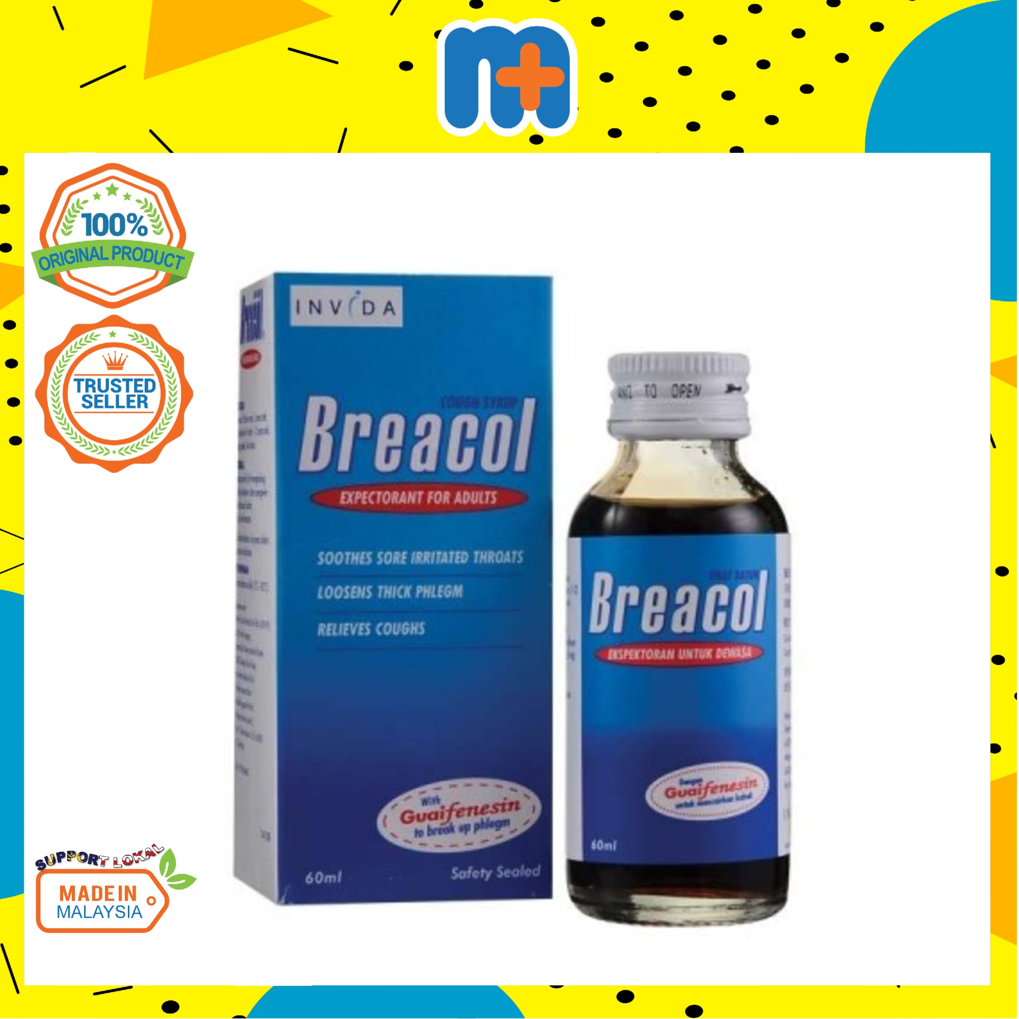 BREACOL COUGH SYRUP ADULT 60ML