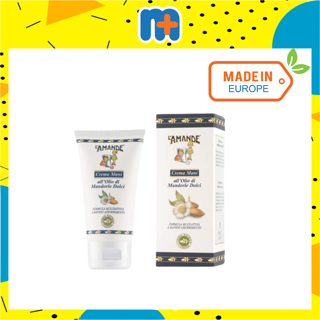 L'AMANDE Hand Cream with Sweet Almond Oil 75ml