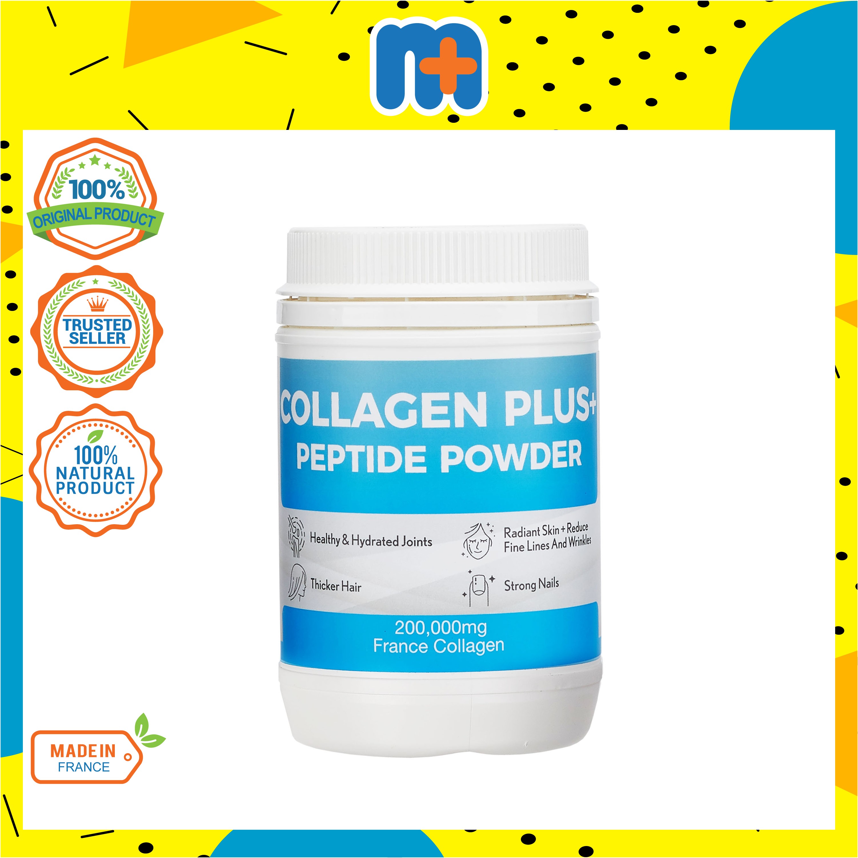 [MPLUS] QUALITY CARE Collagen Plus+ Peptide Powder 1 Bottle