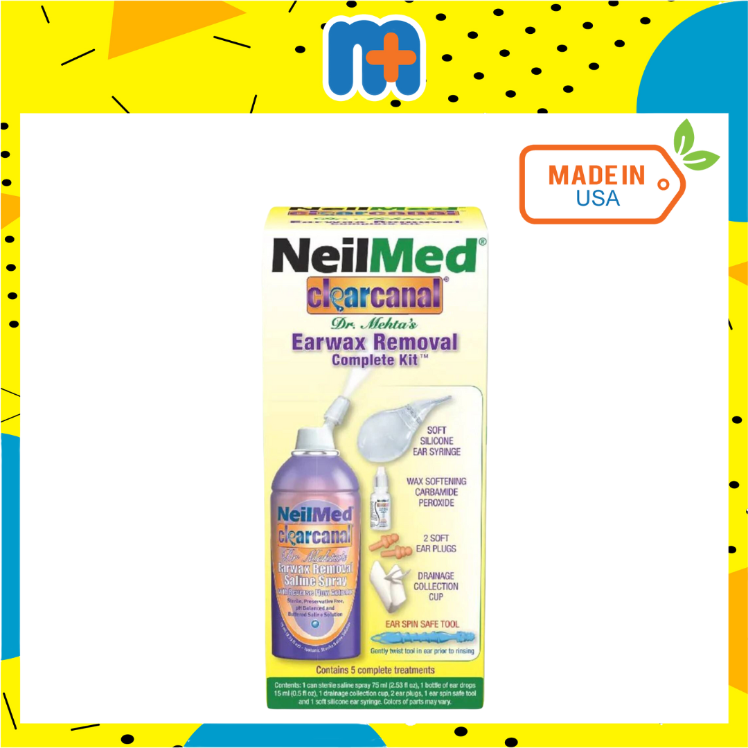 NEILMED CLEAR CANAL EAR WAX REMOVAL COMPLETE KIT