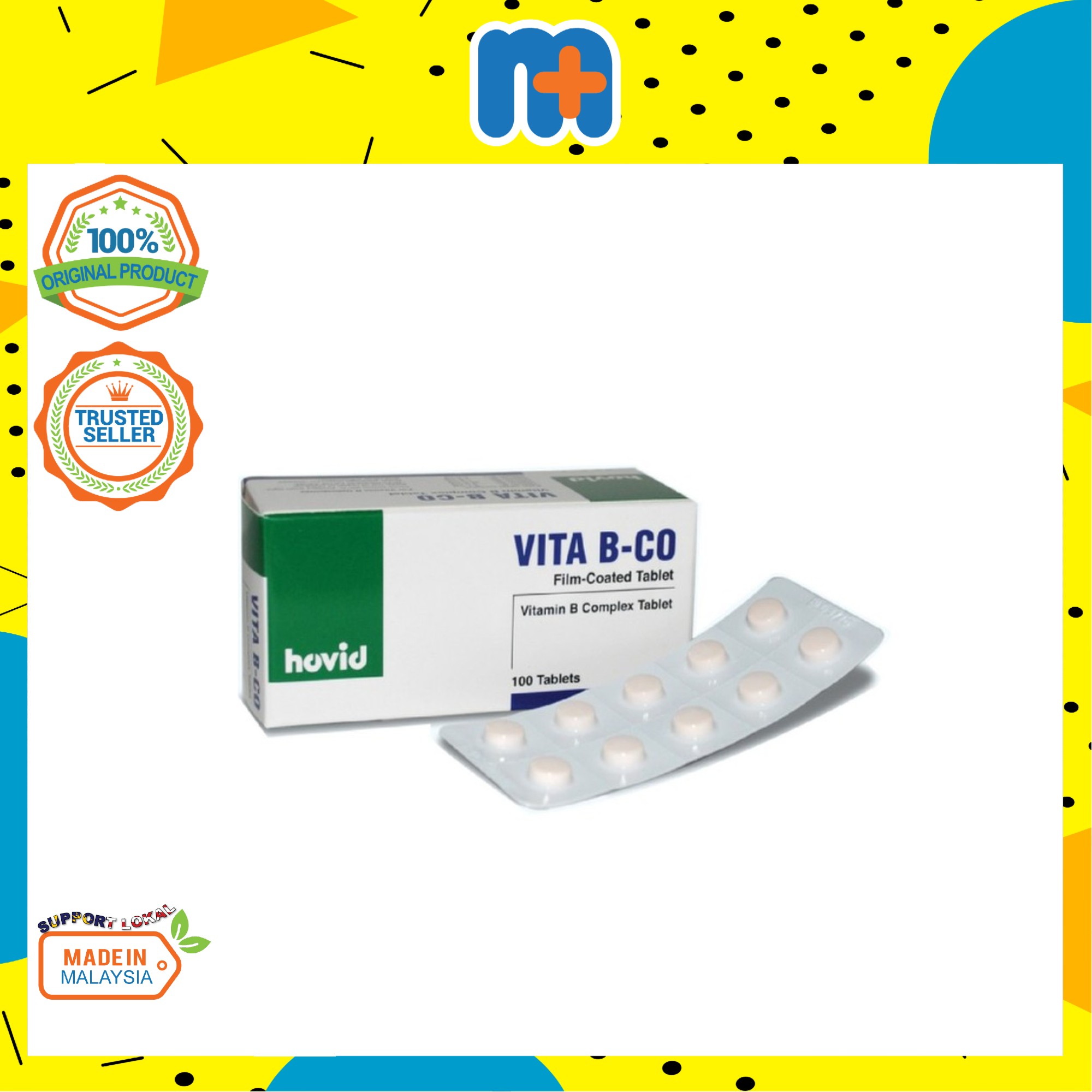 HOVID VITAMIN B COMPLEX TABLET 10S X 10