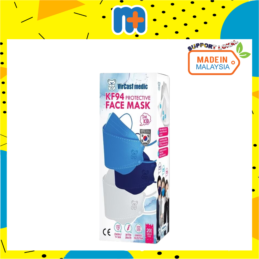 [MPLUS] VIRCAST MEDIC KF94 Protective Face Mask Kids 20s
