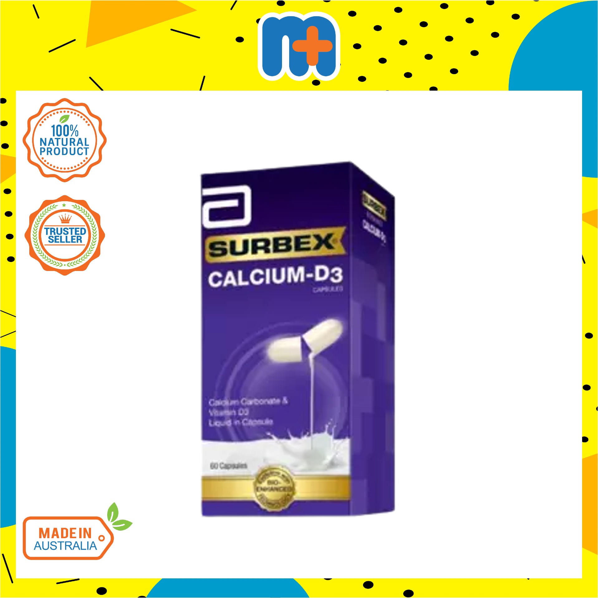 ABBOTT Surbex Calcium-D3 60s