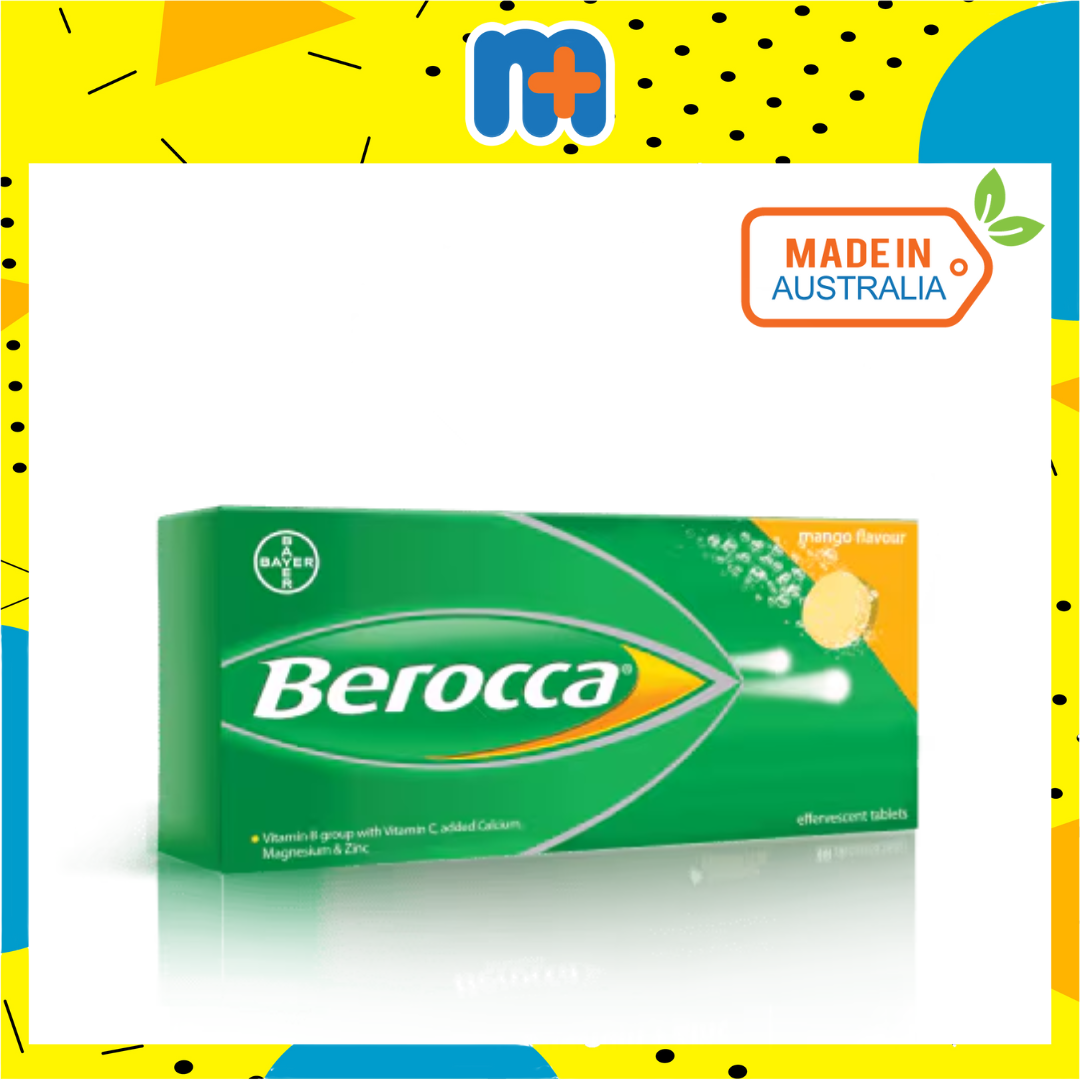 BEROCCA EFFERVESCENT TABLET - MANGO 30S