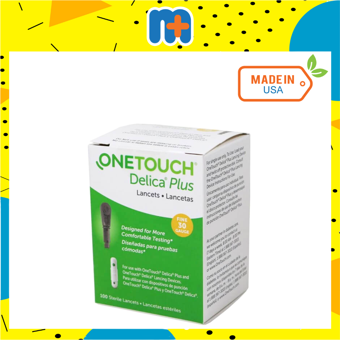 ONE TOUCH Delica Plus Lancets 100s