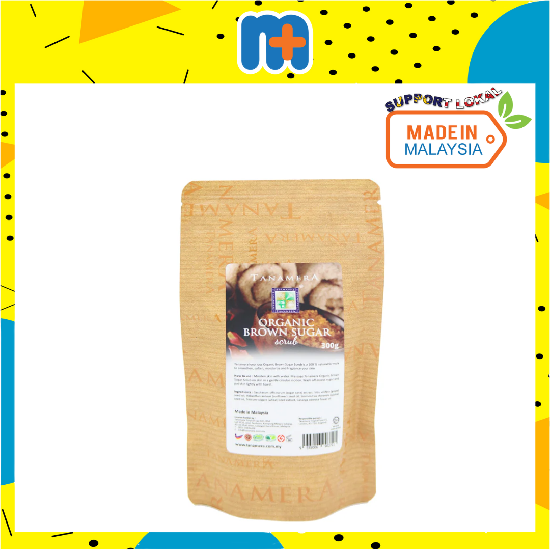 [MPLUS] TANAMERA Organic Brown Sugar Scrub 300g