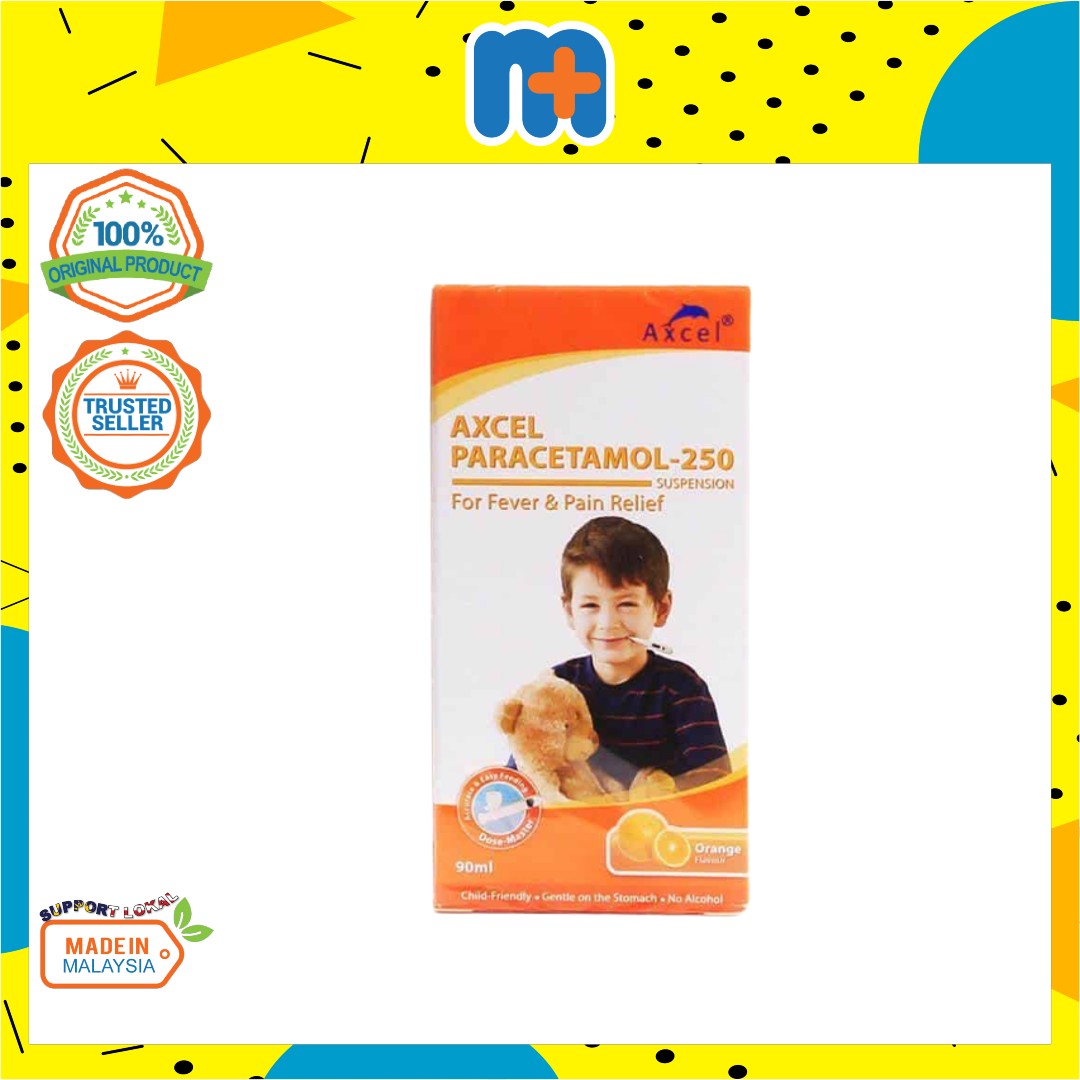 [MPLUS] AXCEL Paracetamol 250MG (Orange) 90ml