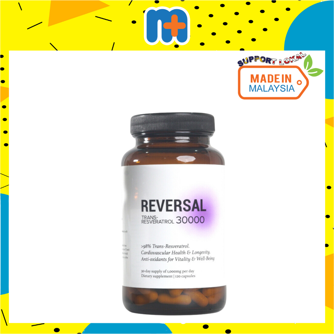 THE REVERSAL TRANS-RESVERATROL 30000 250MG 120S
