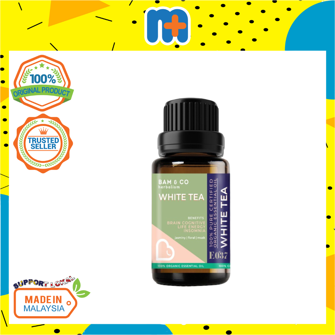BAM & CO HERBALISM ESSENTIAL OIL 10ML - WHITE TEA