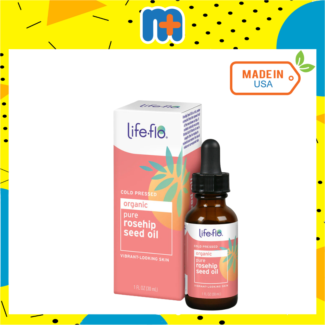 LIFE FLO PURE ROSEHIP SEED OIL ORGANIC 30ML