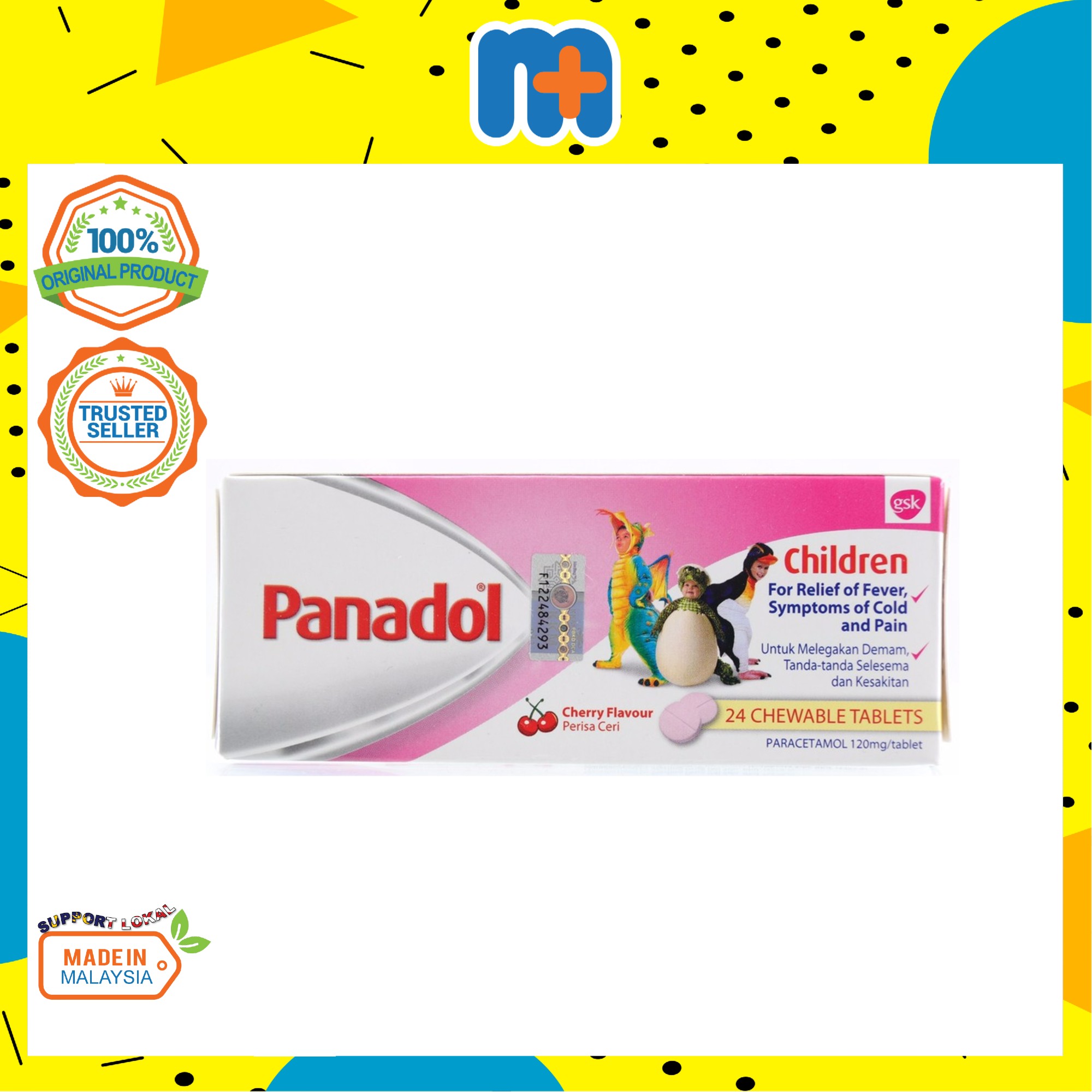 PANADOL FOR CHILD TABLET 2X12S