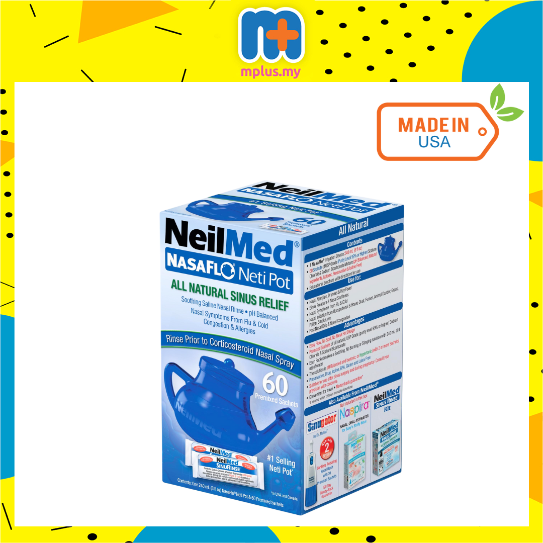 NEILMED NETI POT 60 MIXTURE SACHETS