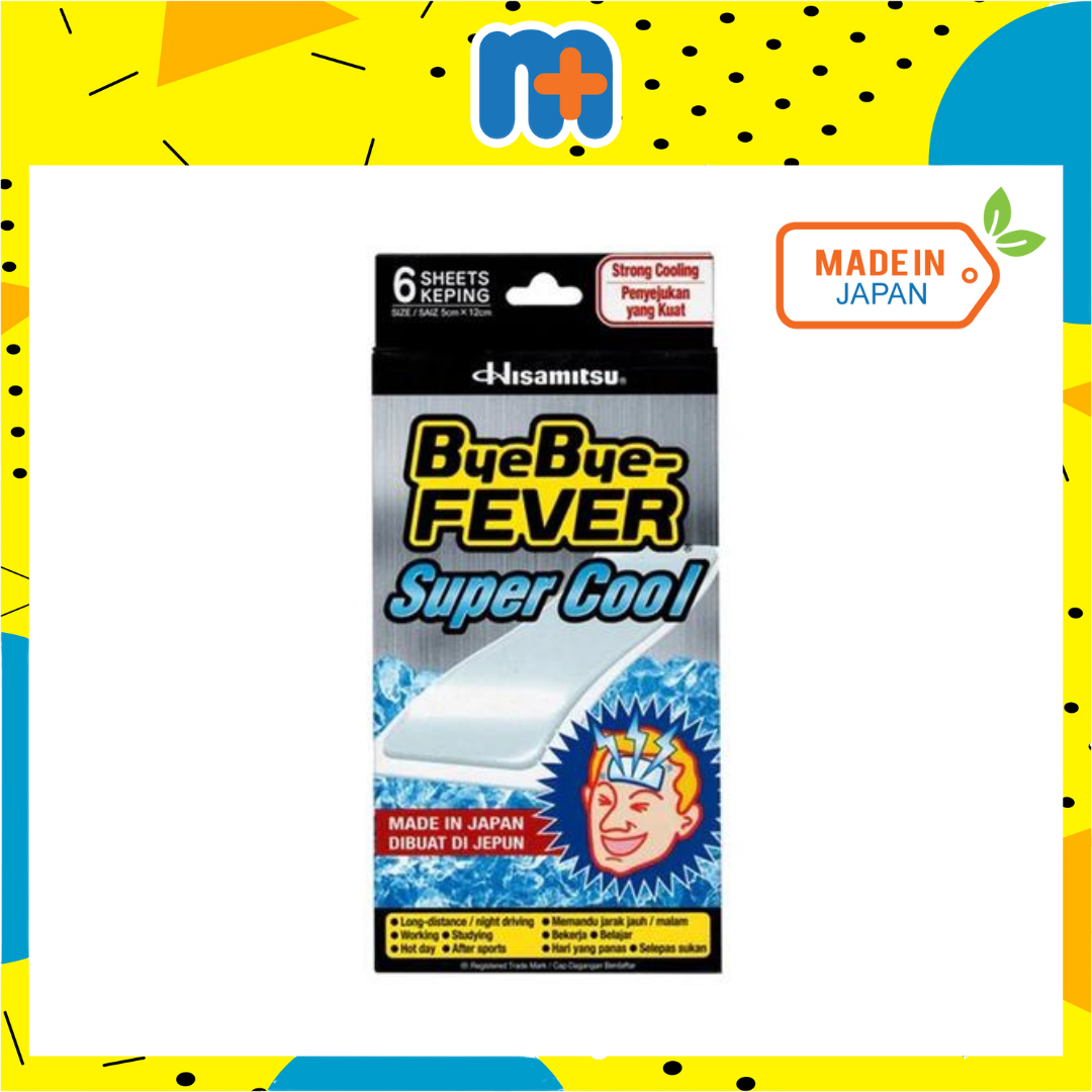 BYE BYE FEVER SUPER COOL 6 SHEETS