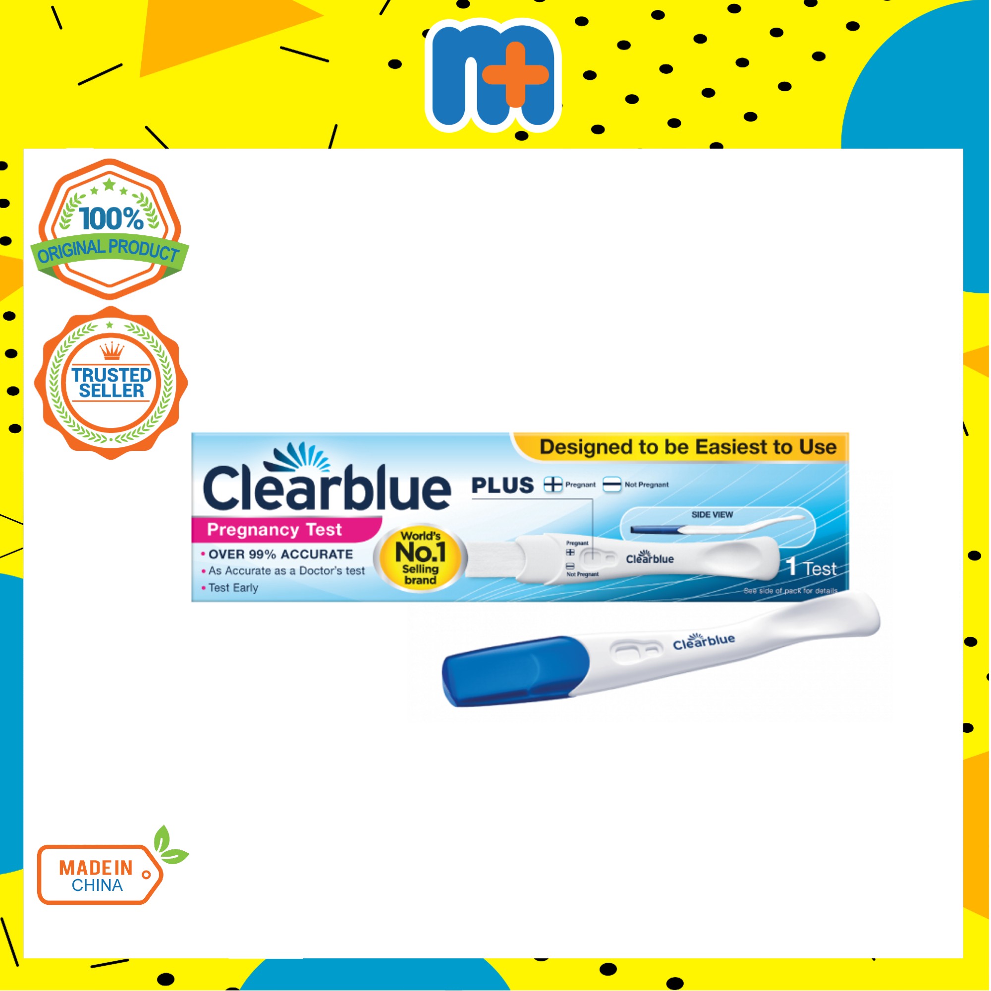 CLEARBLUE EASY PREGNANCY TEST 1S