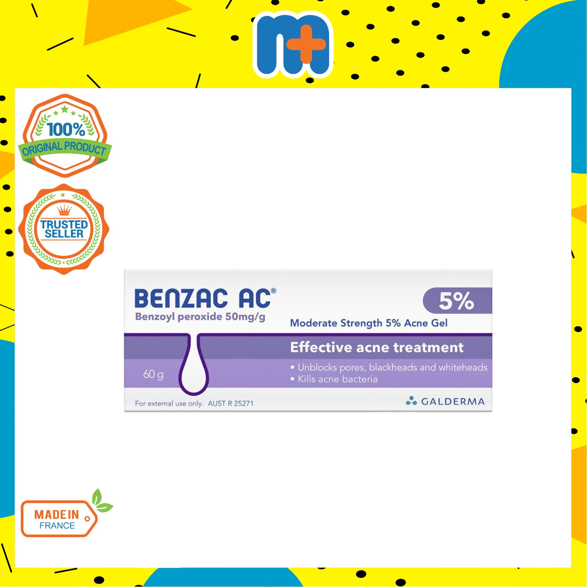 BENZAC AC GEL 5% 60G