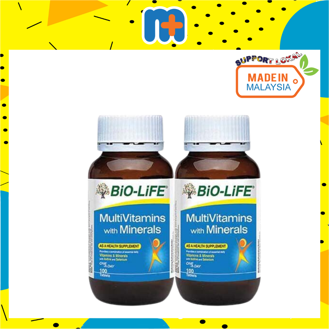 BIO-LIFE Multivitamins with Minerals 100’s x 2